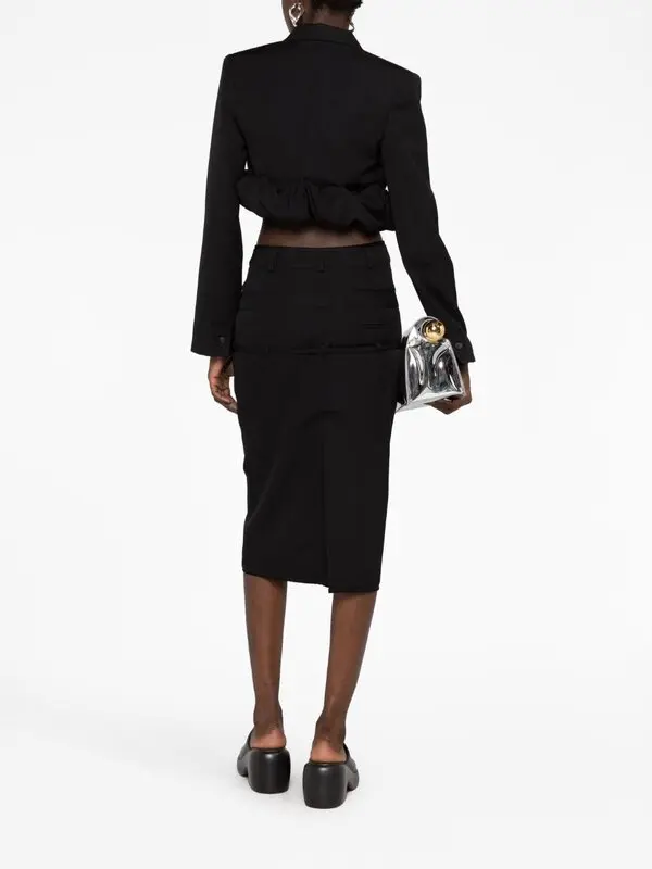 Jacquemus La Veste Croissant Cropped Blazer