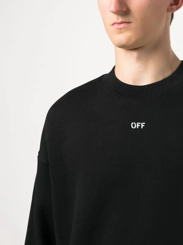 Off-White Logo-print Cotton T-shirt - Black