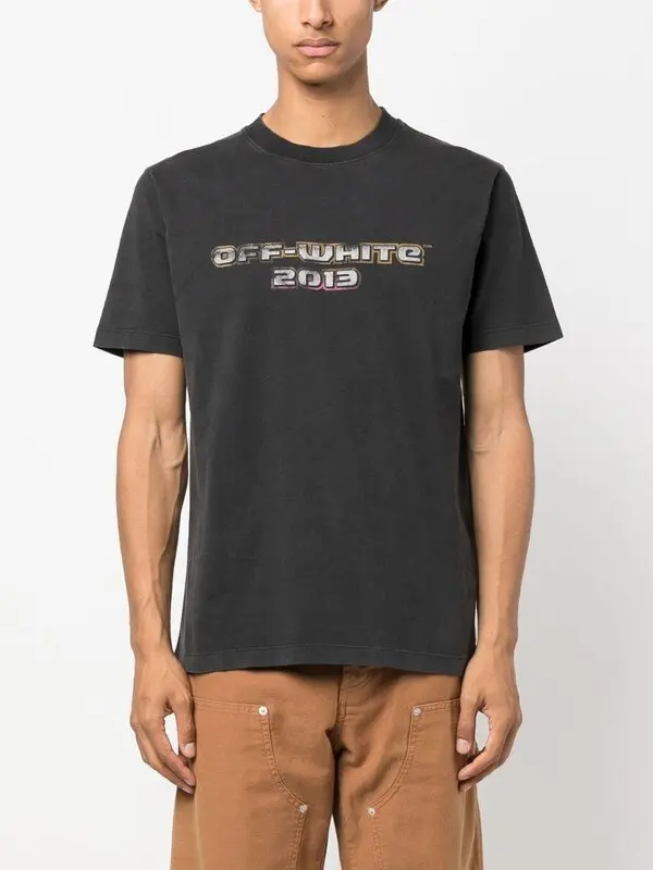Off-White Logo-print Cotton T-shirt