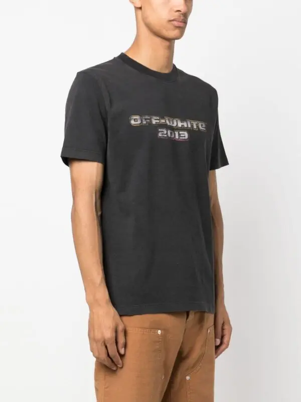 Off-White Logo-print Cotton T-shirt