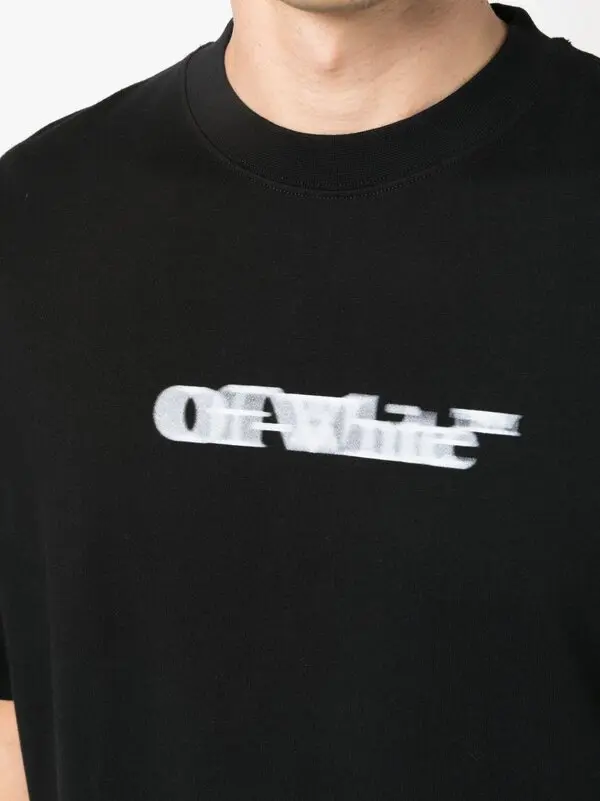 Off-White Blurred Logo-print T-shirt
