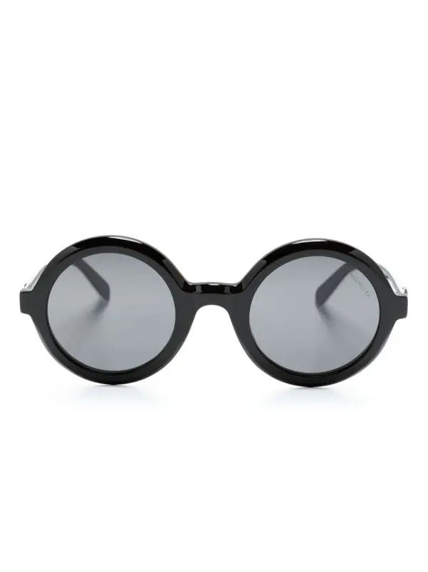 Moncler Orbit Round-frame Sunglasses - Black