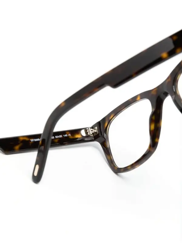 TOM FORD Tortoiseshell Square-frame Glasses - Brown