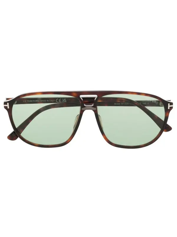 TOM FORD Square Frame Sunglasses - Brown
