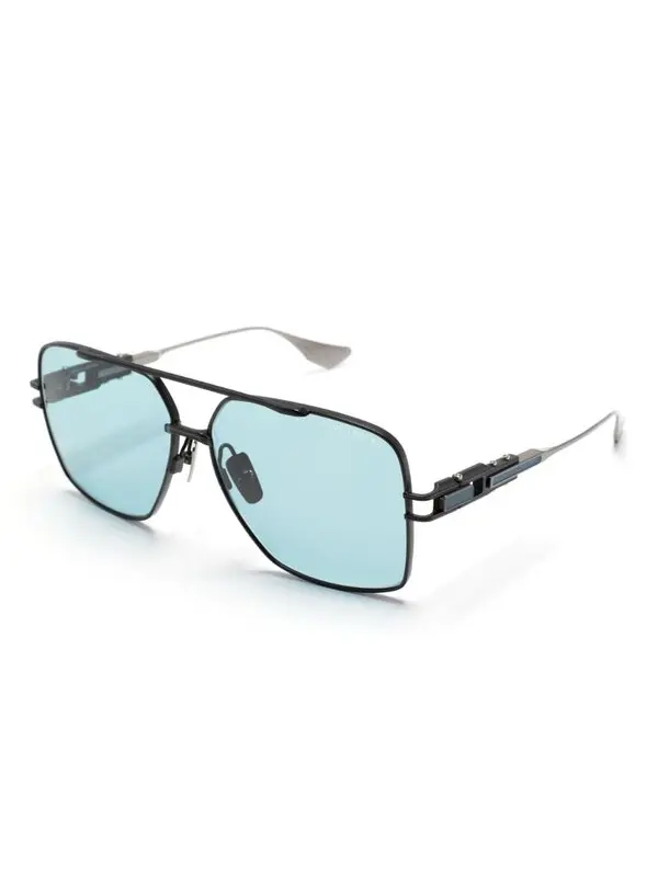 Dita Grand Emperik Square-frame Sunglasses - Silver