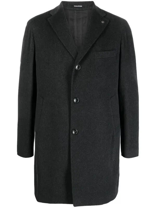 Tagliatore Single-breasted Wool-cashmere Coat