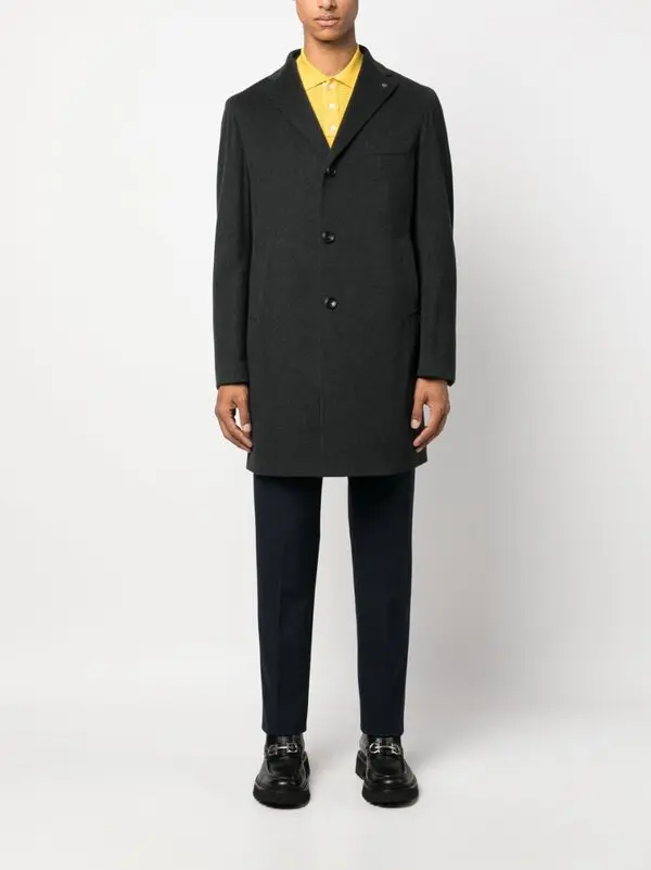 Tagliatore Single-breasted Wool-cashmere Coat