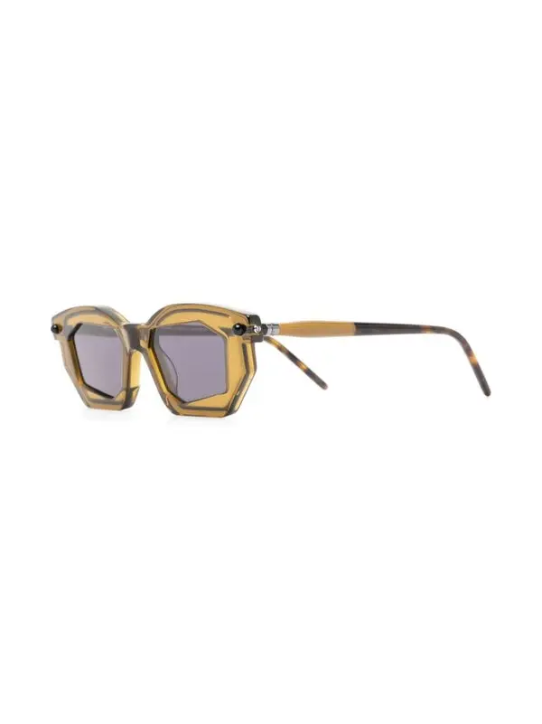 KUBORAUM Geometric-frame Tinted Sunglasses