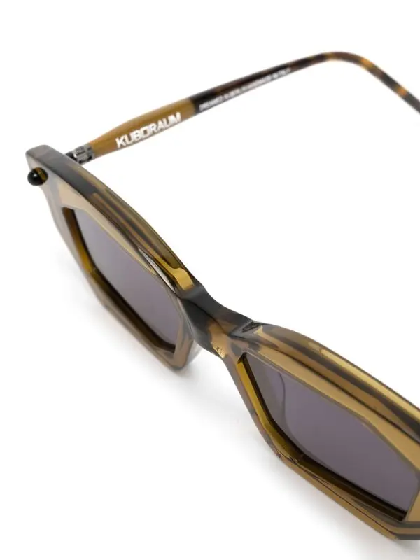 KUBORAUM Geometric-frame Tinted Sunglasses