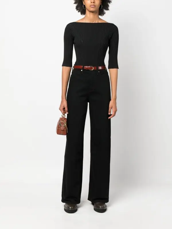 Calvin Klein High-waisted Wide-leg Jeans