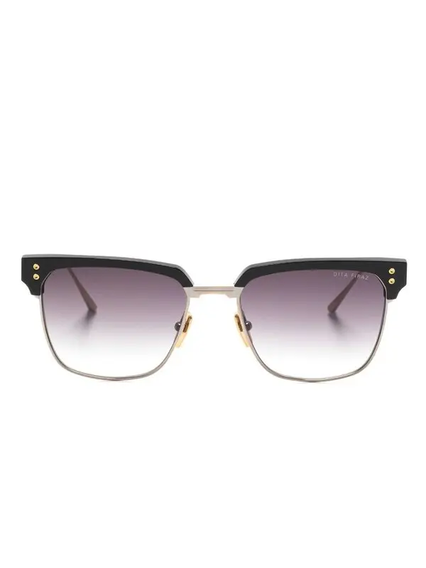 Dita Firaz Square-frame Sunglasses - Gold
