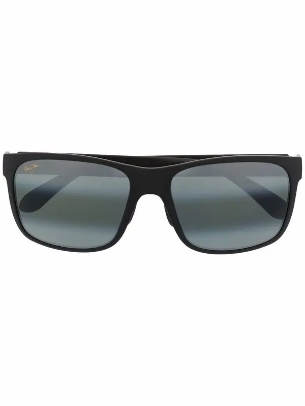 Maui Jim Square Frame Sunglasses - Black