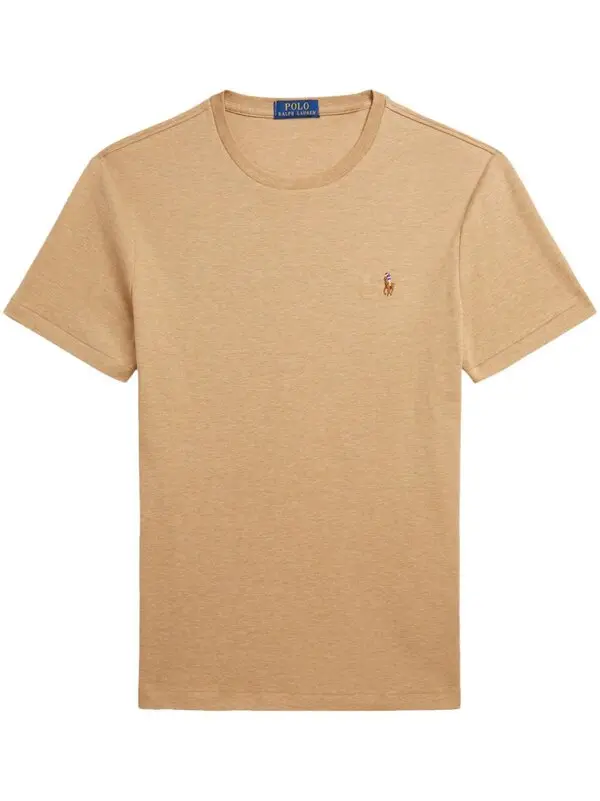 Polo Ralph Lauren Polo Pony-embroidered Cotton T-shirt - Brown