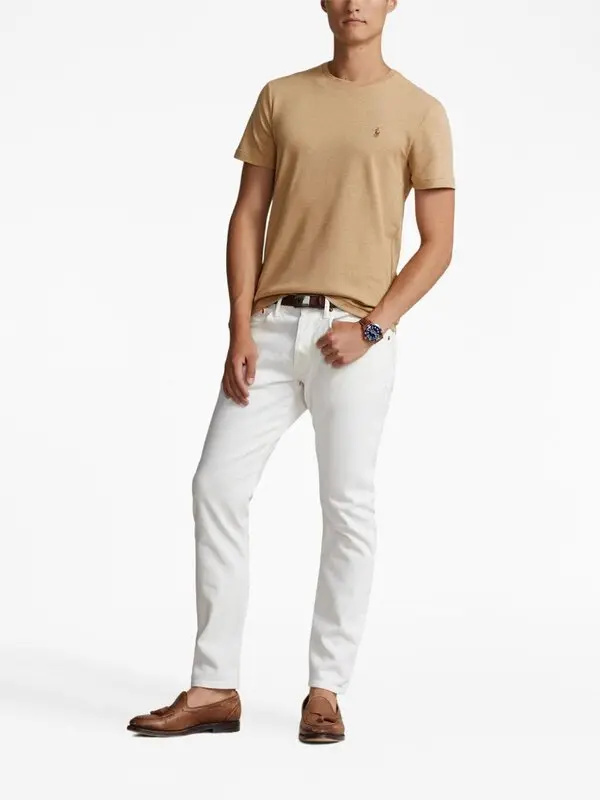 Polo Ralph Lauren Polo Pony-embroidered Cotton T-shirt - Brown