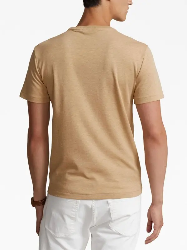 Polo Ralph Lauren Polo Pony-embroidered Cotton T-shirt - Brown