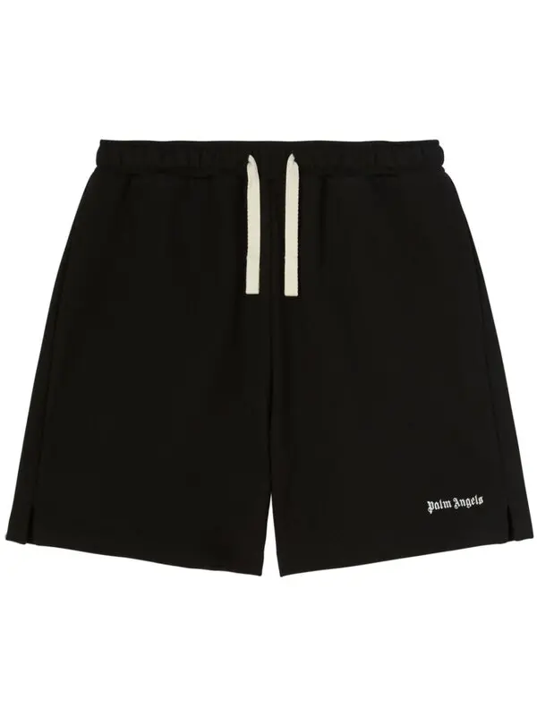 Palm Angels Embroidered Logo Track Shorts