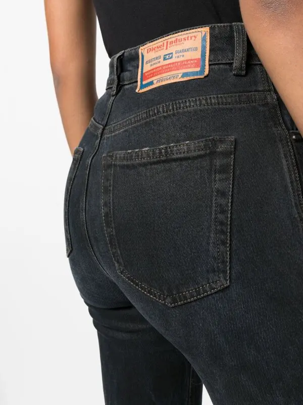 DIESEL® Logo-patch Bootcut Jeans