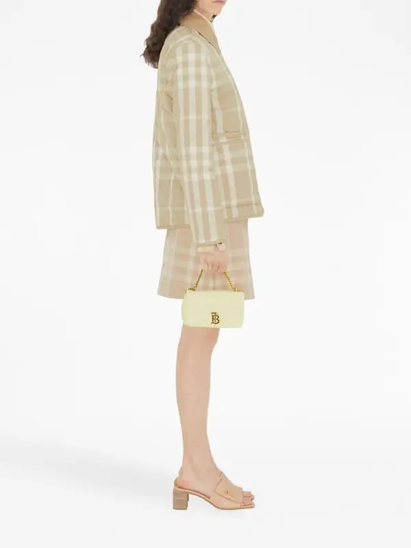 Burberry Check-print A-line Skirt