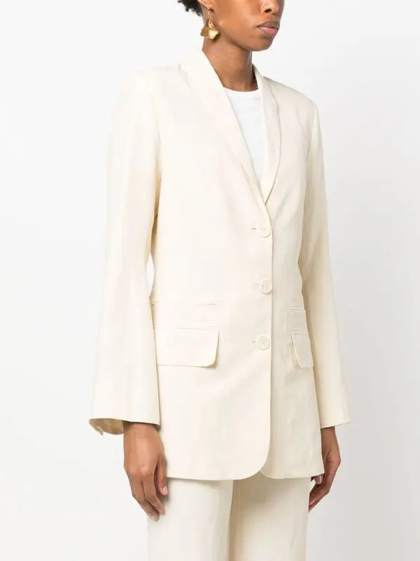 BY MALENE BIRGER Porter Single-breasted Blazer - Neutrals
