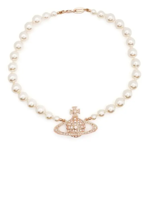 VIVIENNE WESTWOOD Orb Pearl Necklace