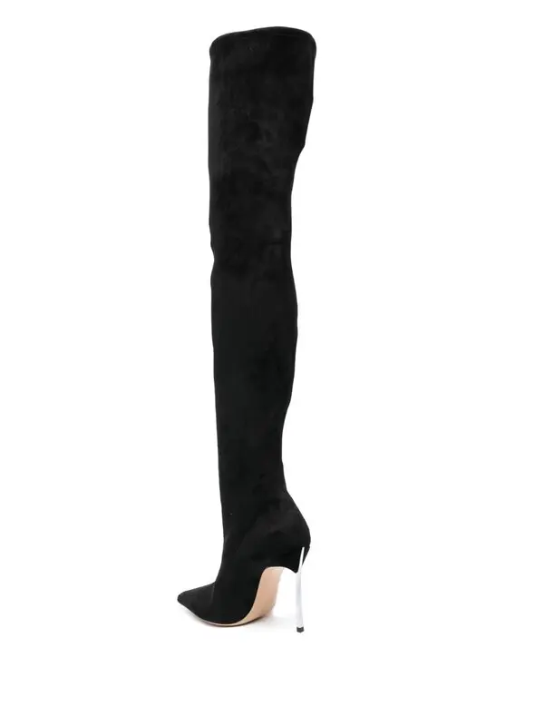 Casadei Blade 110mm Thigh-high Boots - Black