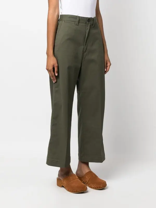 Polo Ralph Lauren High-waist Cropped Trousers