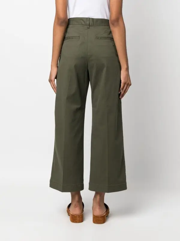 Polo Ralph Lauren High-waist Cropped Trousers