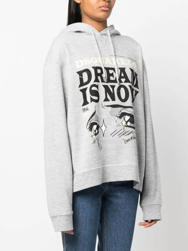 Dsquared2 Logo-print Long-sleeve Hoodie