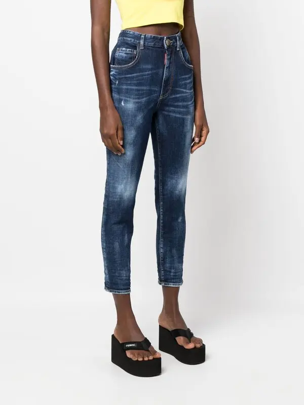 Dsquared2 High-waist Cropped Jeans
