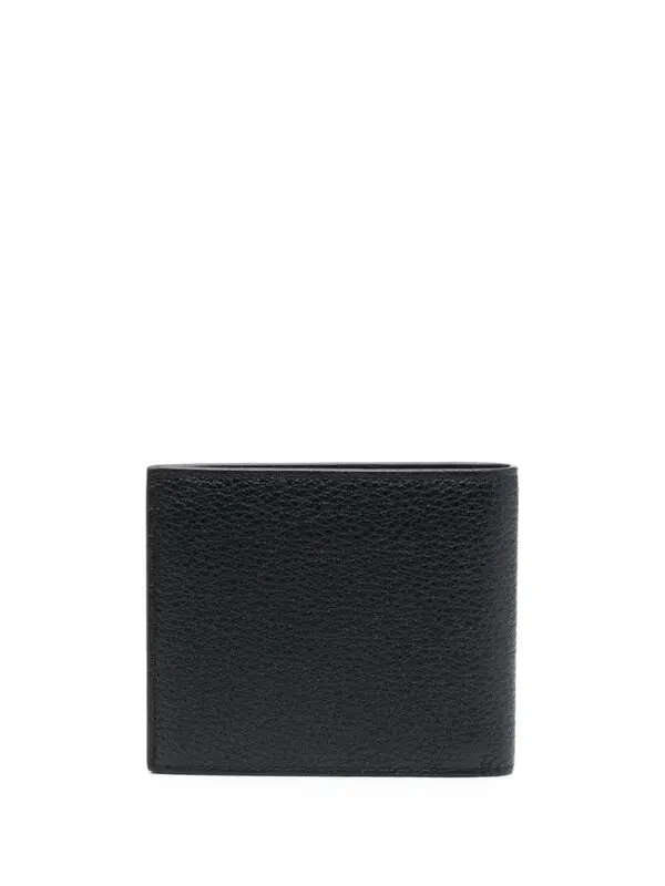 Giorgio Armani Grained-textured Leather Wallet - Black