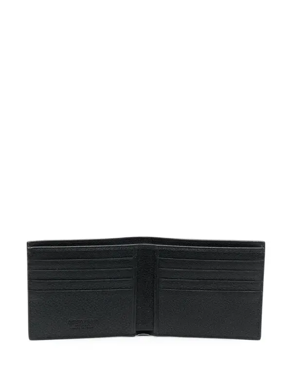 Giorgio Armani Grained-textured Leather Wallet - Black