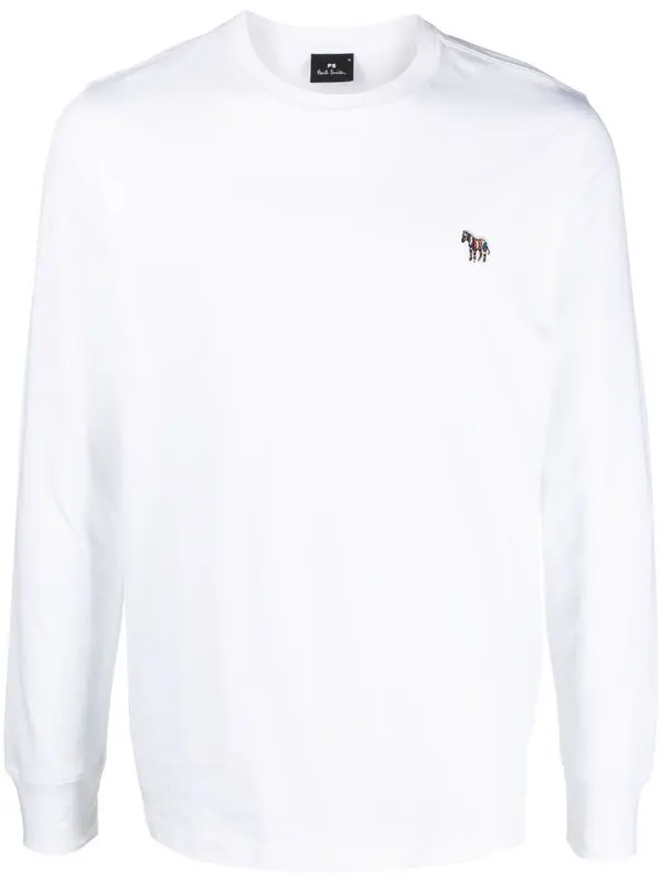 Paul Smith Zebra-motif Cotton T-shirt - White