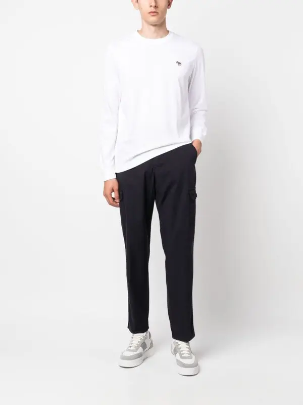 Paul Smith Zebra-motif Cotton T-shirt - White