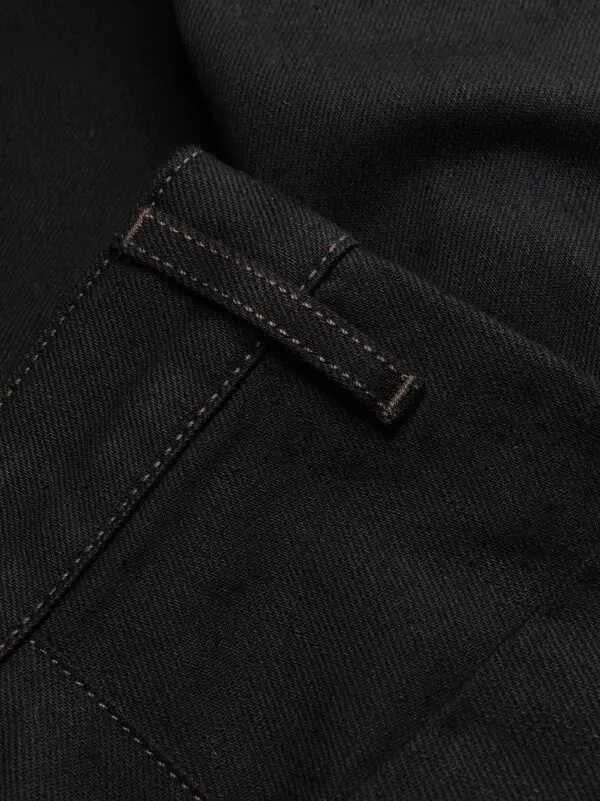 LEMAIRE Twisted Cropped Jeans - Black