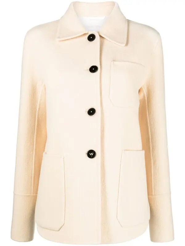 JIL SANDER Button-up Shirt Jacket - Neutrals