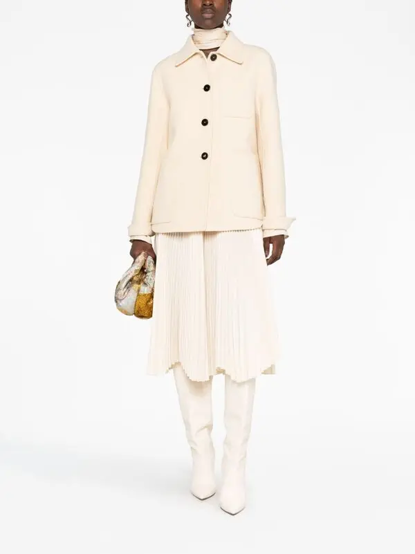 JIL SANDER Button-up Shirt Jacket - Neutrals