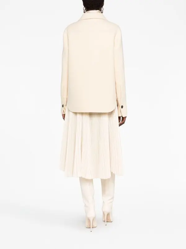 JIL SANDER Button-up Shirt Jacket - Neutrals
