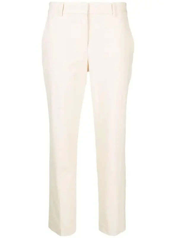 Theory Cropped Wool-blend Trousers