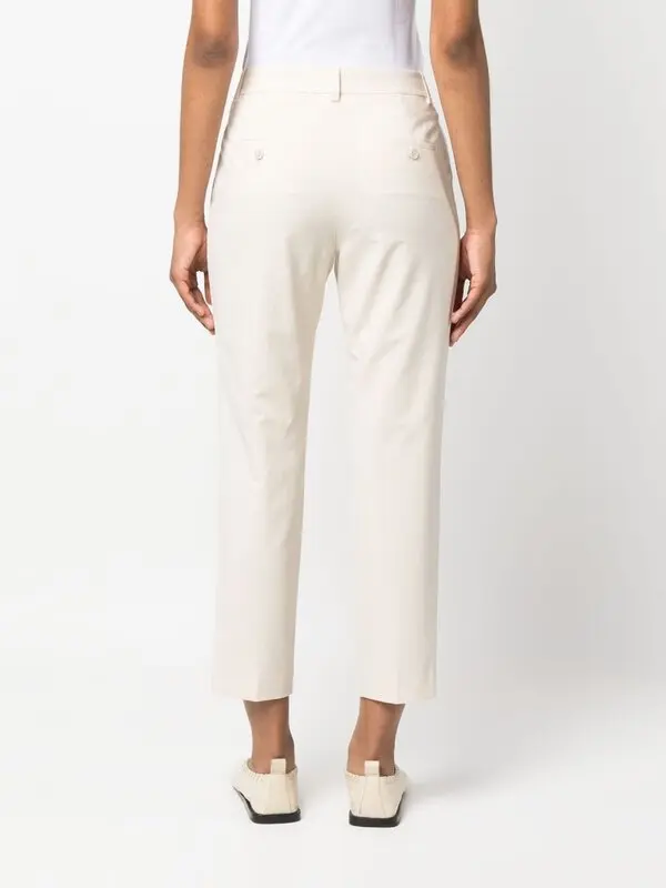 Theory Cropped Wool-blend Trousers