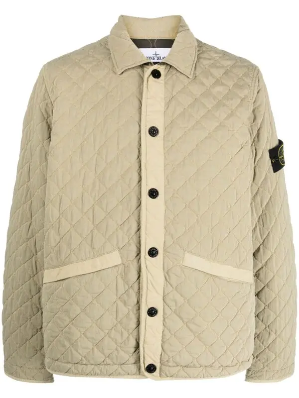 Stone Island Quilted Bomber Jacket