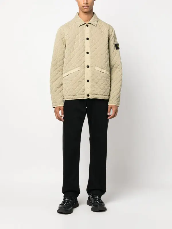 Stone Island Quilted Bomber Jacket