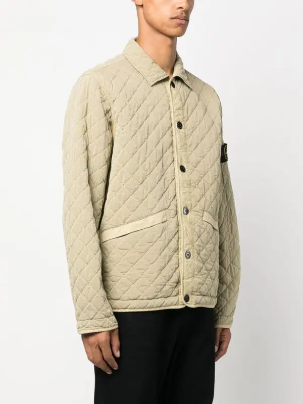 Stone Island Quilted Bomber Jacket