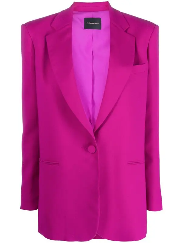 ジャケット THE ANDAMANE 'Guia' single-breasted blazer Andamane Guia' Single-Breasted Blazer - Pink - 30% Off