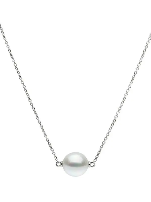 AUTORE MODA Olivia Pearl Necklace - Silver