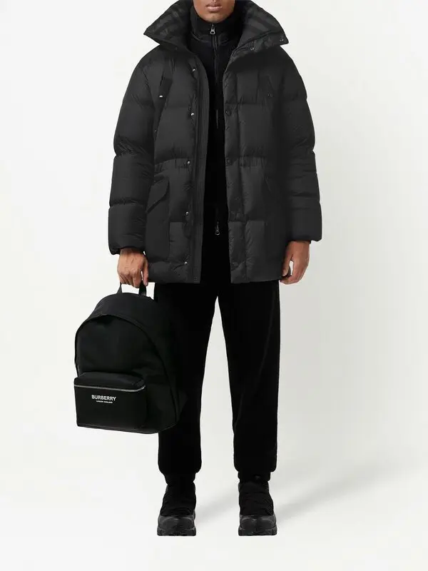 Burberry Logo Print Zip-around Backpack