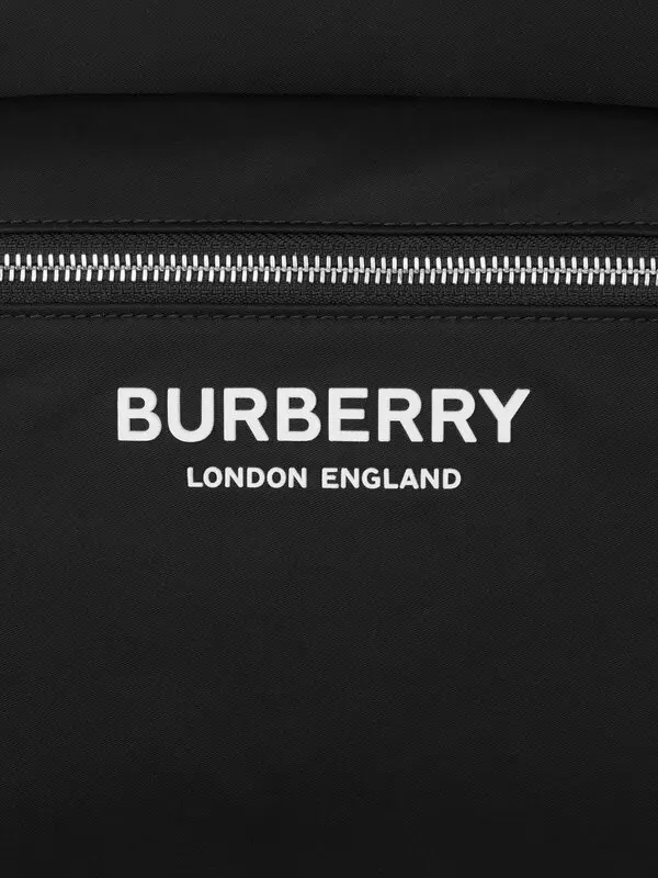 Burberry Logo Print Zip-around Backpack