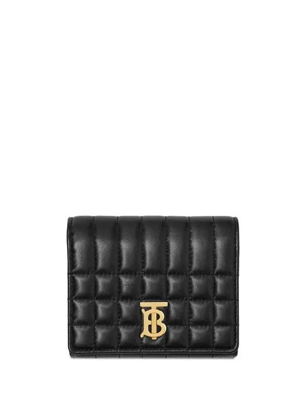 Burberry Lola Quilted Leather Wallet - Black