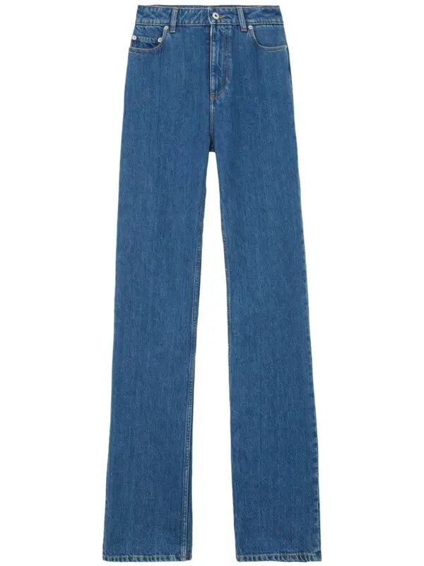 Burberry High-waisted Straight-leg Jeans