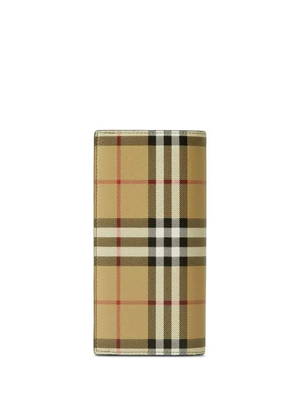 Burberry Check-pattern Long Wallet - Neutrals