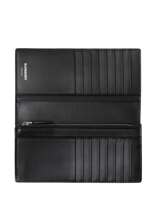 Burberry Check-pattern Long Wallet - Neutrals